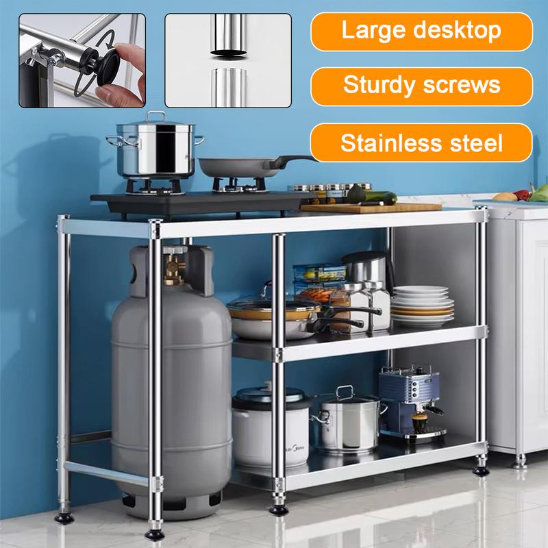 Stainless Steel Kitchen Stove Rack Multipurpose Gas Rak Cooking ...