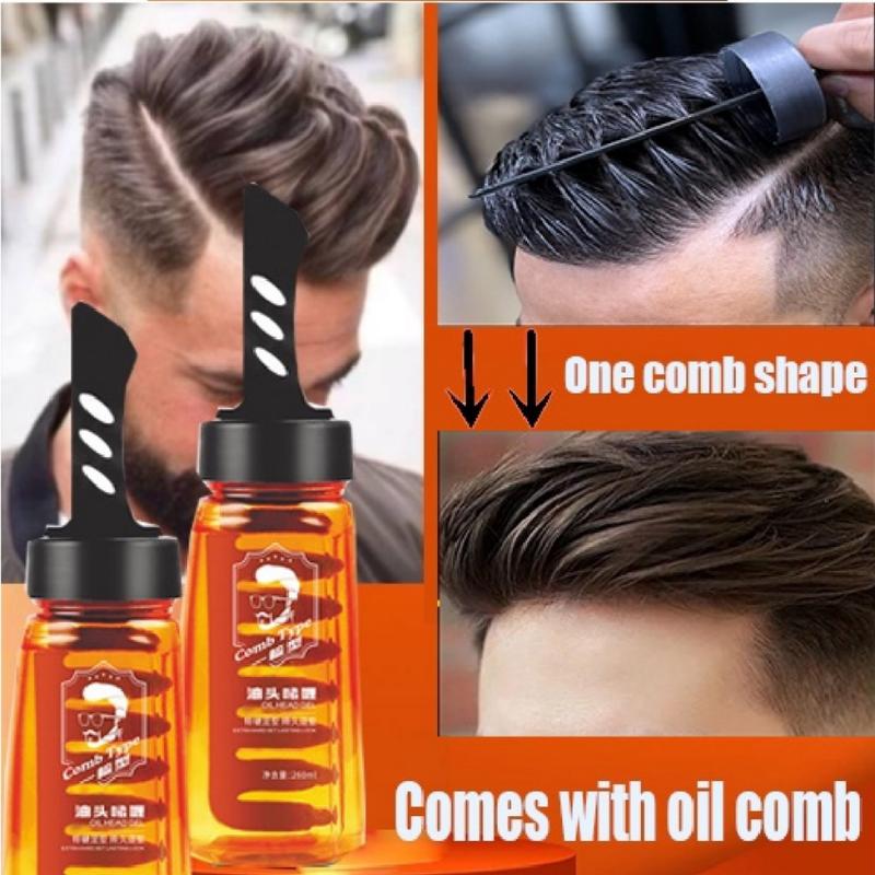 Baoshi Men Styling Hair Gel Comb Sisir Penyembur Rambut Lelaki - TikTok ...