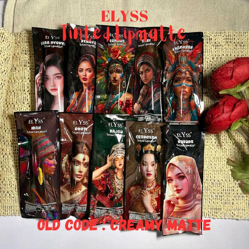 Elyss Tinted Lipmatte Lip Matte Lipstick Makeup Lipstik Brown Orange ...
