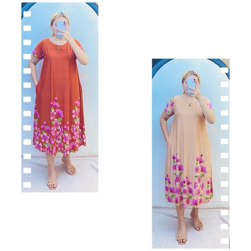 Maxpein Maternity Dress Senepa Cotton Spandex 2side pocket large ...