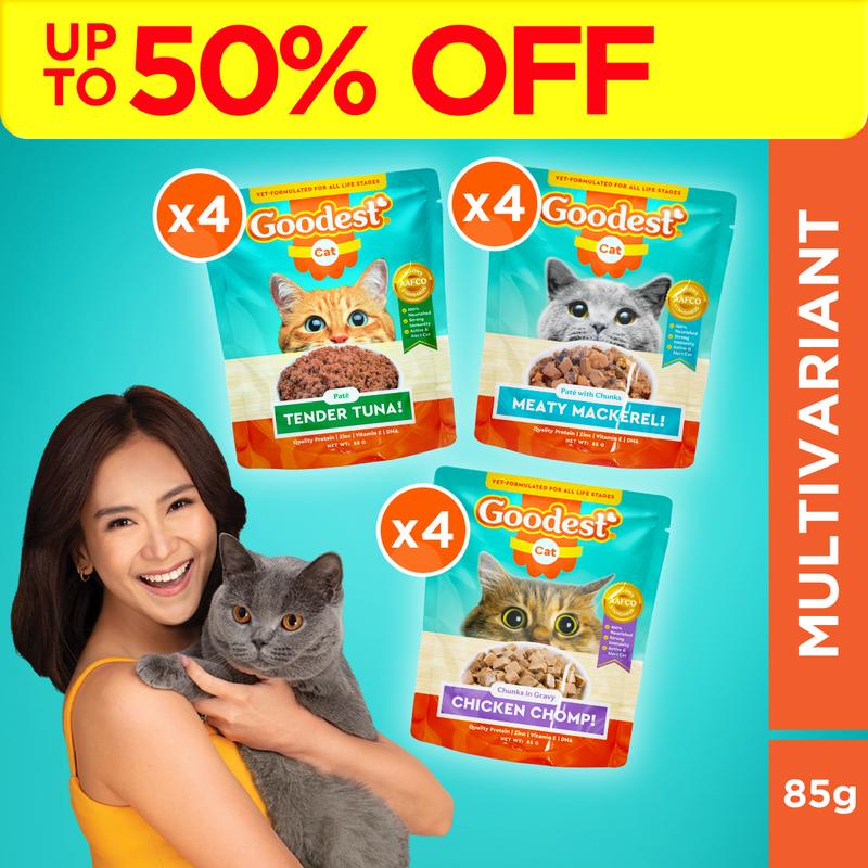 Goodest Cat Multi-Variant Pack of 12 Wet Cat Food Pouch (85g) - TikTok ...