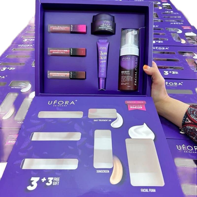 SET UFORA SKINCARE 3 + 3 FREE LIPMATTE - TikTok Shop Malaysia