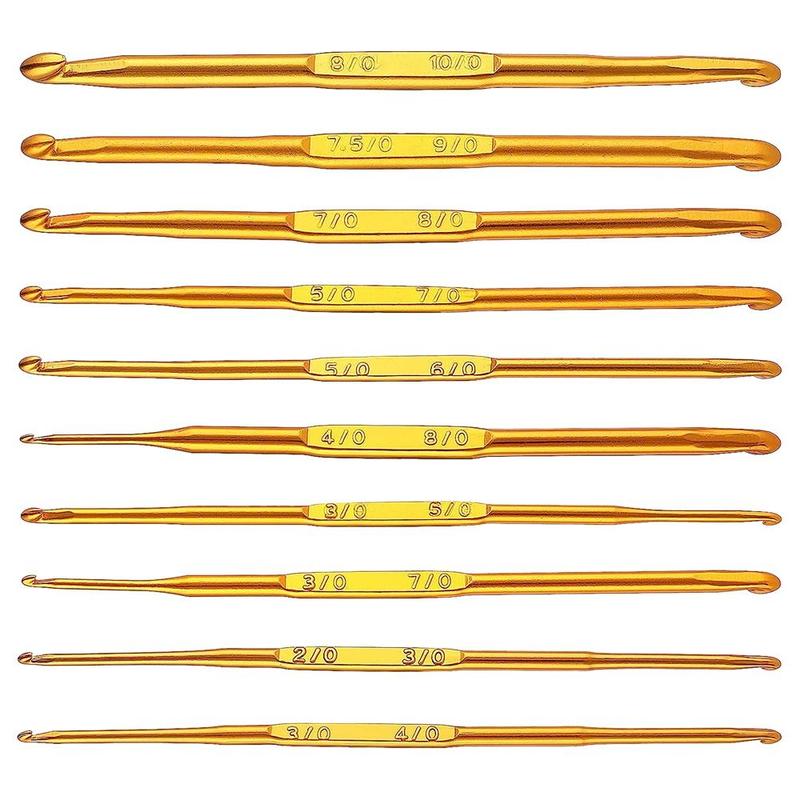 Double End Crochet Hooks Handicraft Multisize Aluminum Crochet - TikTok ...