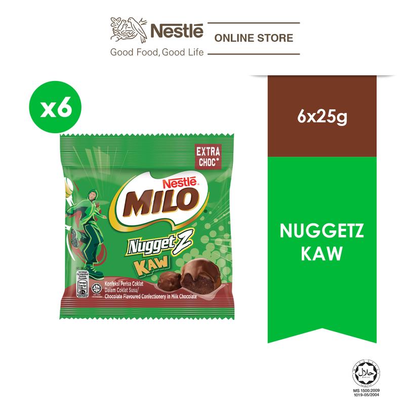 NESTLÉ MILO NuggetZ Kaw 25g Bundle of 6 - TikTok Shop Malaysia