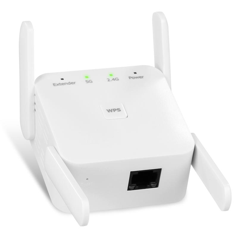WiFi Extender Booster for Home 1200Mbps 5GHz & 2.4GHz WiFi Booster ...