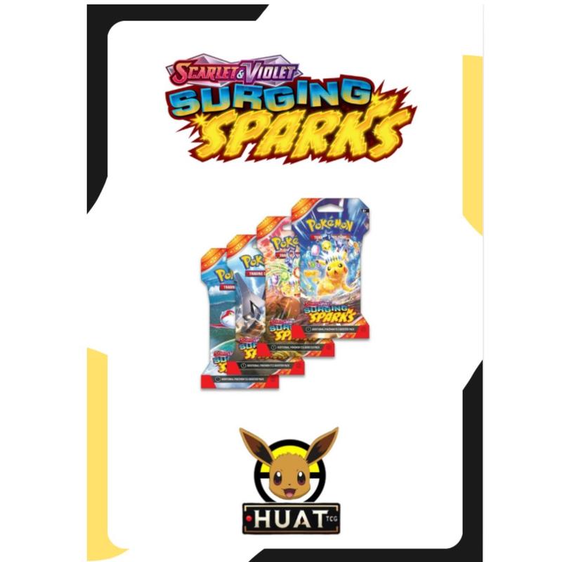 [ENG] Pokemon Surging Sparks Sleeved Booster Packs - TikTok Shop Singapore