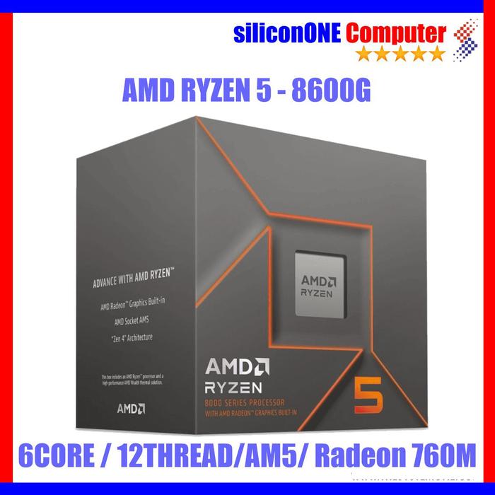 Jual AMD RYZEN 5 - 8600G Processor BOX AM5 Radeon 760M - Kota Bandung ...