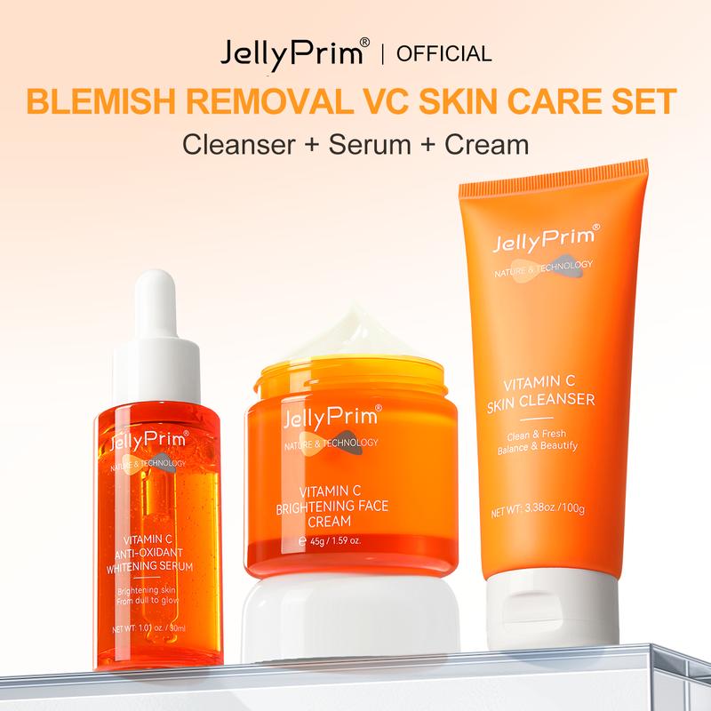 Jellyprim Vitamin C Cleansing & Brightening Blemish Set Moisture ...