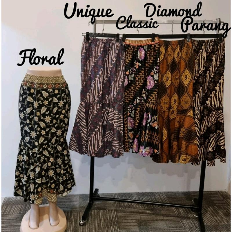 Batik Mermaid Skirt - FREE SIZE - TikTok Shop Singapore