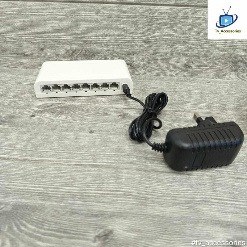 pembahagi lebih kabel lan wayar 8 port ethernet switch lan cable ...