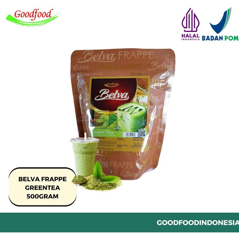 Green Tea Belva Frappe 500 gram Bubuk Minuman Premium - Shop | Tokopedia