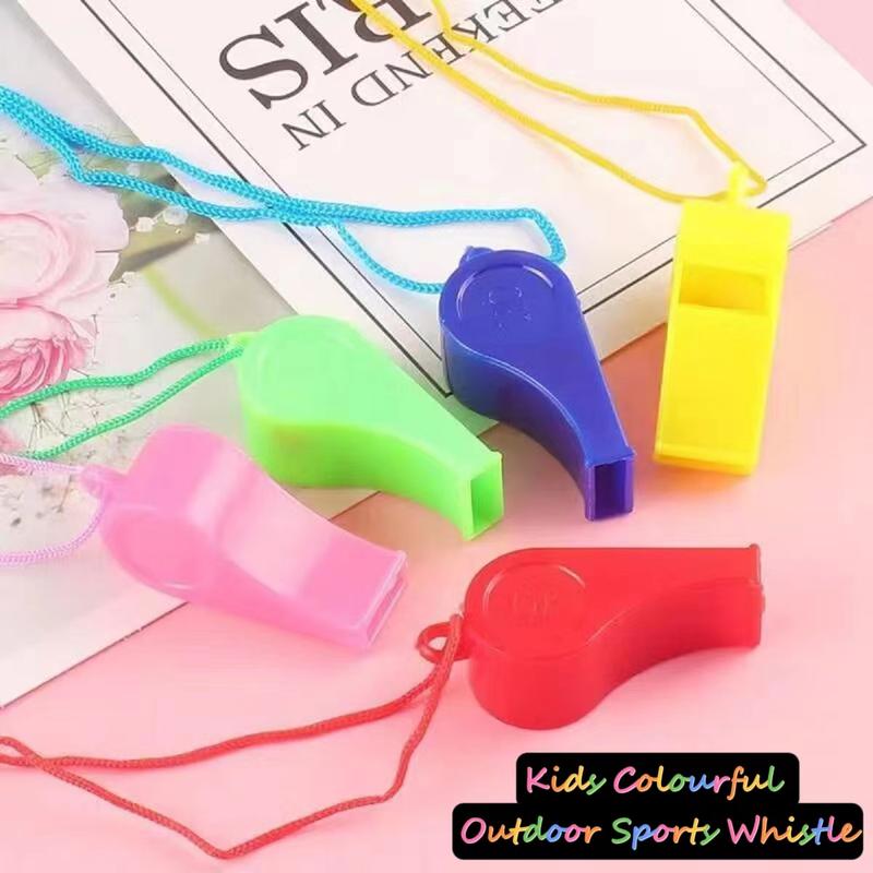[MSIA SHIP] 1pc Kids Colourful Outdoor Sports Whistle with String ...