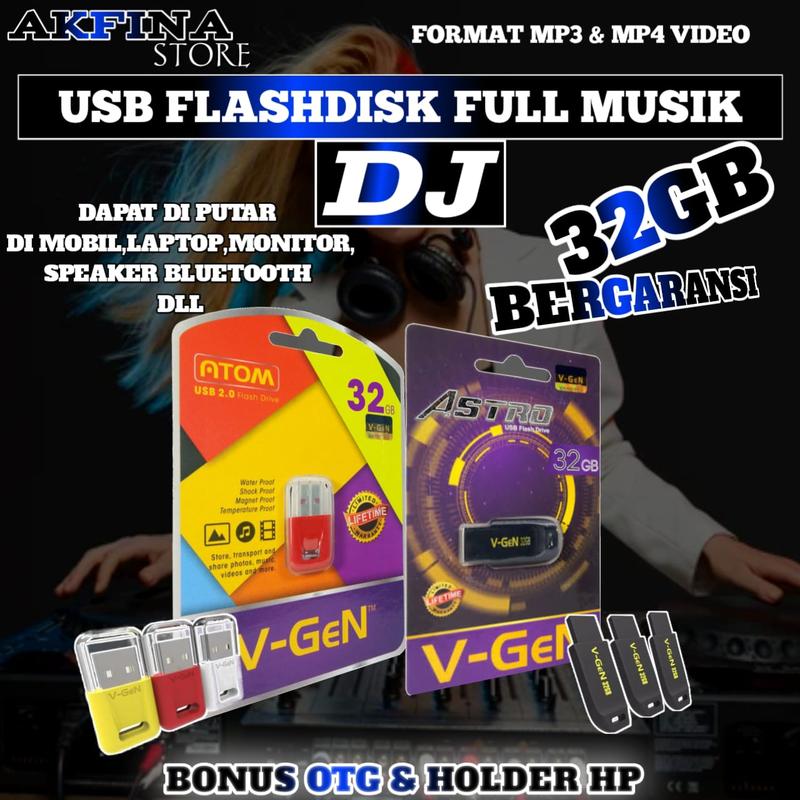 FLASHDISK FULL DJ VIDEO MP4 MUSIK MP3 MEDIA PLAYER MOBIL KOMPUTER ...
