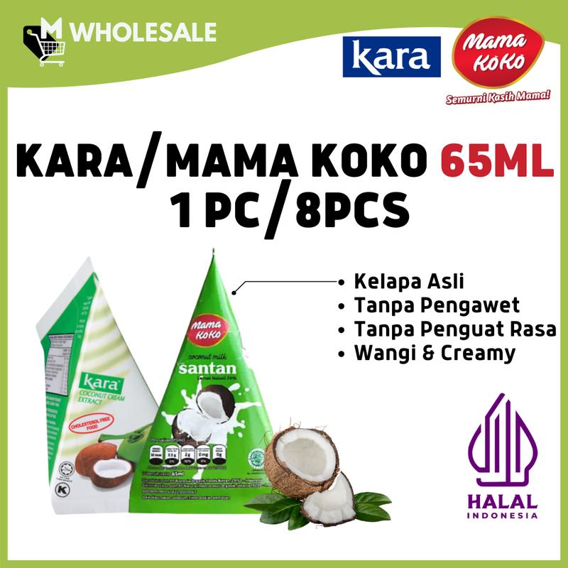 KARA/MAMA KOKO Mini 65ML Coconut Cream Extract 1pc/8pcs - TikTok Shop ...