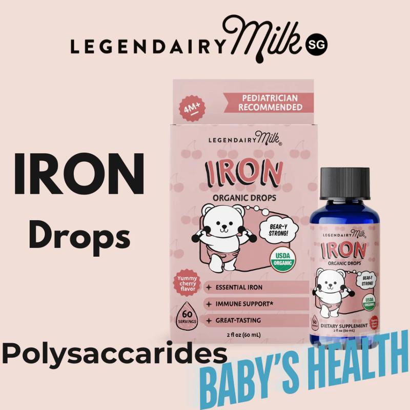 Legendairy Milk Organic Iron Drops for Baby and Toddler - TikTok Shop ...