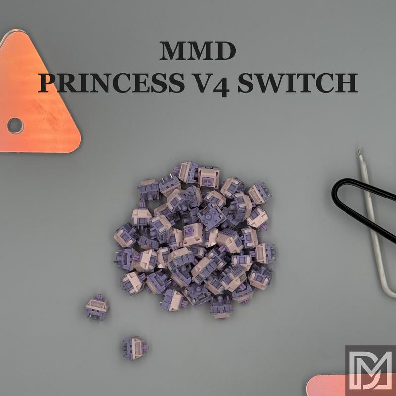 MMD Princess Switch V4 5 pin Thock POM Mechanical Linear Switches ...