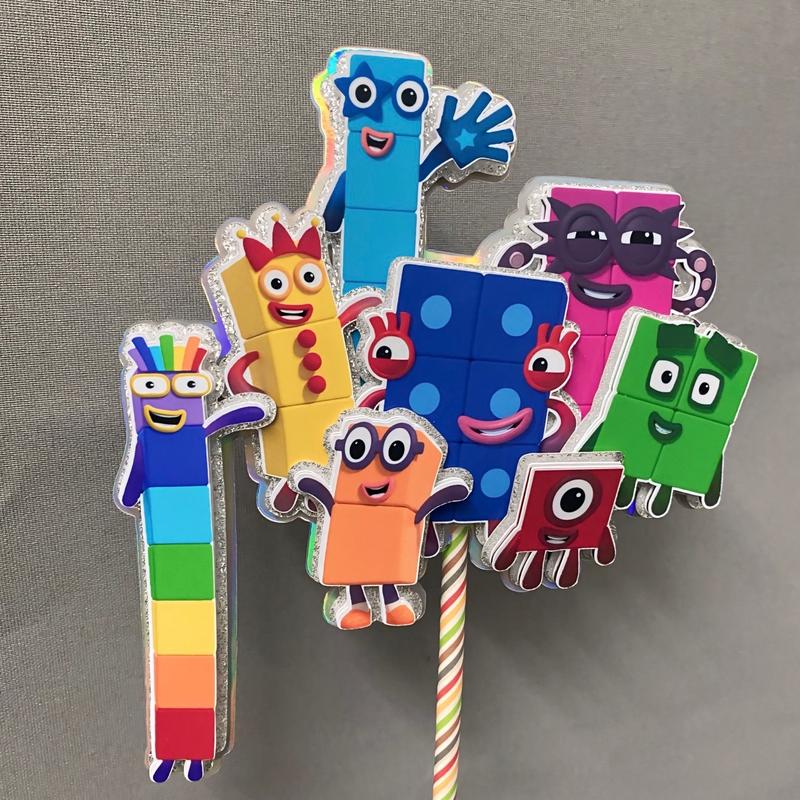 NUMBER BLOCKS 3D TOPPER CAKE CUSTOM - TikTok Shop Malaysia