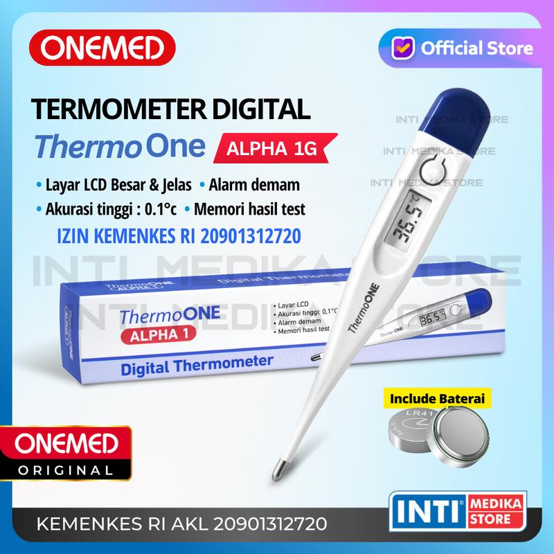 ONEMED - Thermometer Digital ALPHA 1 | Termometer Ketiak kaku - Shop ...