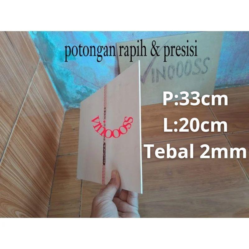 pipa paralon lembaran / pipa pvc lembaran 2mm 33cm x 20cm - Shop ...