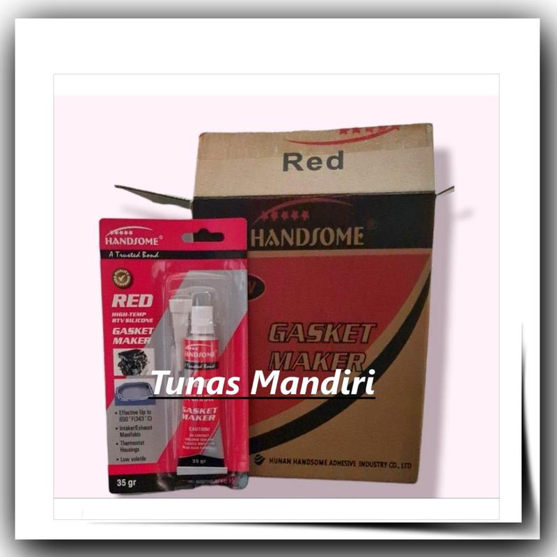 Lem red silicone Handsome 85 gram Gasket maker asli 85 gram rtv - Shop ...