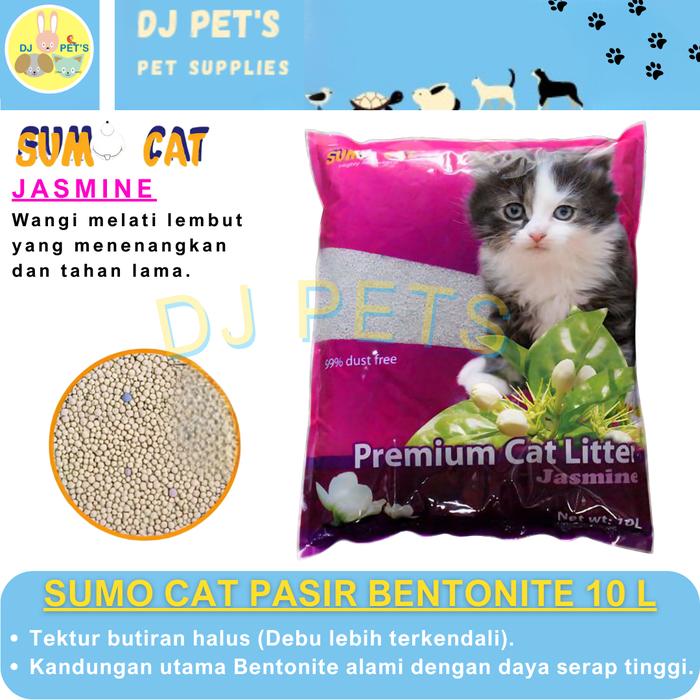 Promo Sumo Cat Pasir Gumpal Bentonite Premium Cat Litter 10 L Toilet ...
