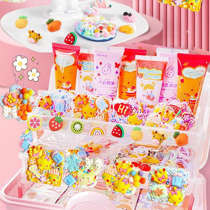 1 Set ABS Cream Guka Sticker Set Goo Card Material Package Set - TikTok ...