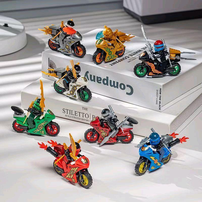 Mainan Merakit Motor Dan Figur Balok Susun Mini TANPA BOX Motor Mini ...