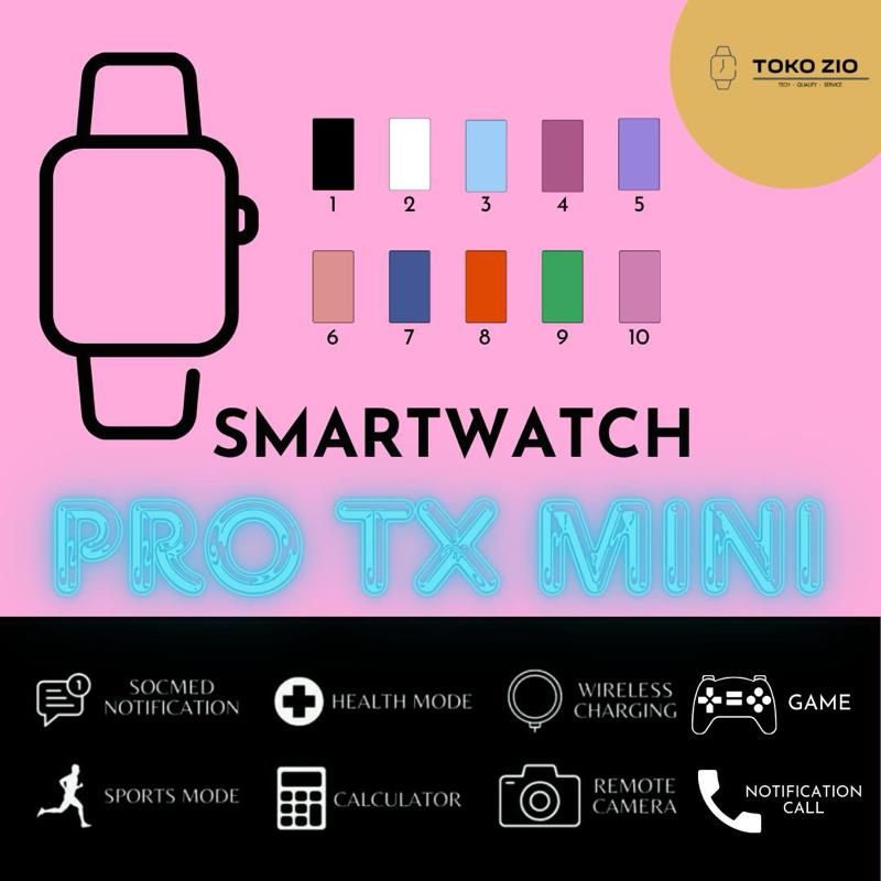 Smartwatch Pro TX MINI Bluetooth Ios Android Notifikasi Medsos Wireless ...