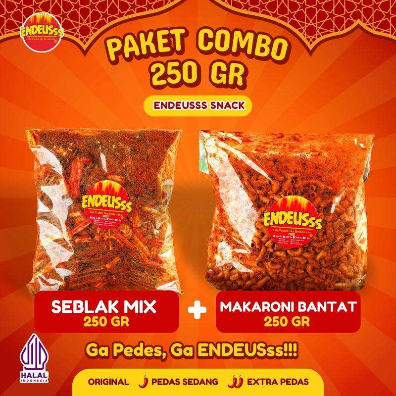 PAKET COMBO SEBLAK MIX+BANTAT CHILI OIL 250 GR Keripik Makaroni - Shop ...