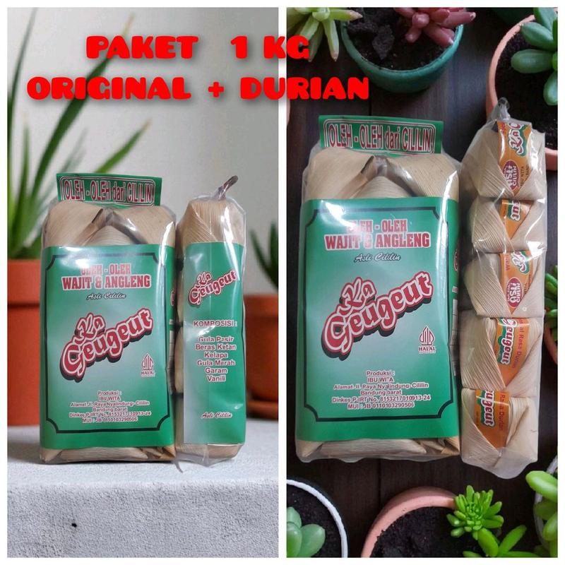 Paket Wajit Original + Durian 1 KG Oleh Oleh Khas Cililin Bandung Food ...