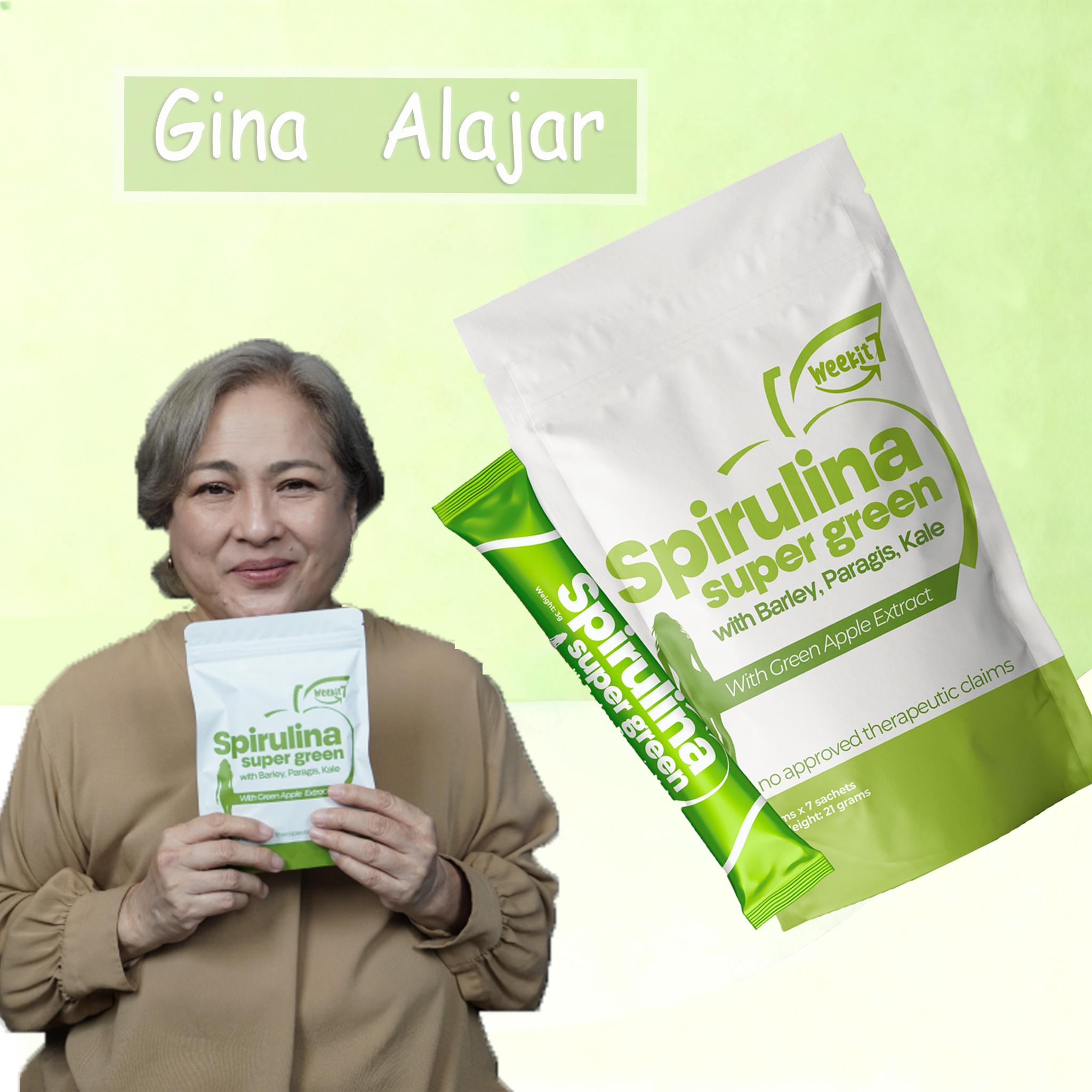 【Buy 1 Get 1】Weekit7 Spirulina Powder with Barley, Paragis, and Kale ...