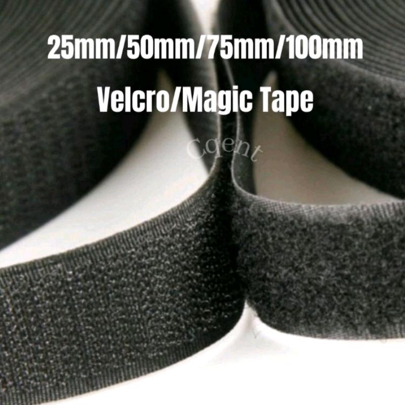 Hook & Loop Velcro Tape Magic Tape Zip On ( 1Meter ) - TikTok Shop Malaysia