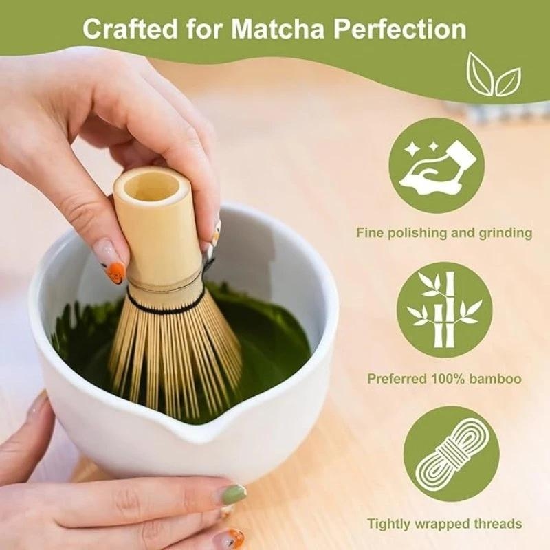 Chasen Matcha Whisk Bamboo Bambu 120 Prongs - Pengaduk Matcha Premium ...