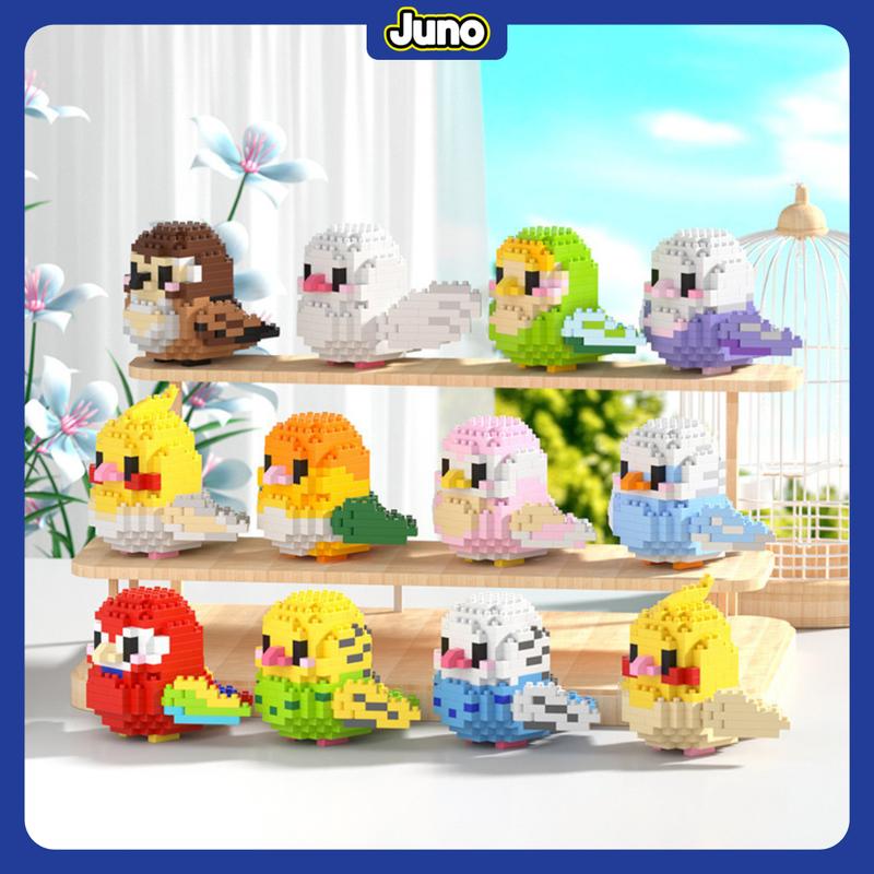 JUNO Cute Birds Nano Block Kartun Burung Mini Bricks DIY Mainan - Shop ...
