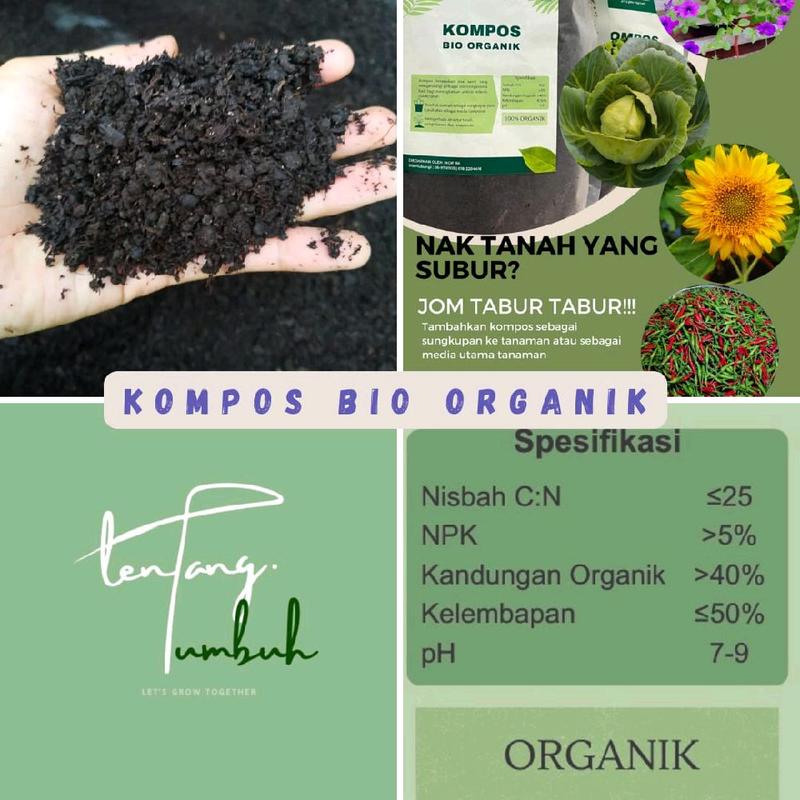 Kompos Bio Organik untuk tanaman Subur, Murah 1.5kg - TikTok Shop Malaysia