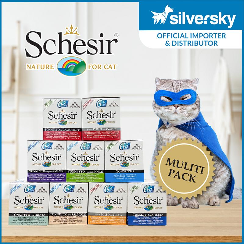 [Cat Wet Food] Schesir Multipack (6 cans x 50g) - TikTok Shop Singapore