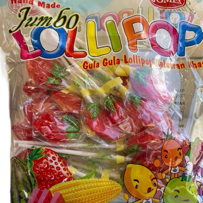 Lolipop Jumbo Berperisa Strawberi - Mix Lolipop Candy - Food - TikTok ...