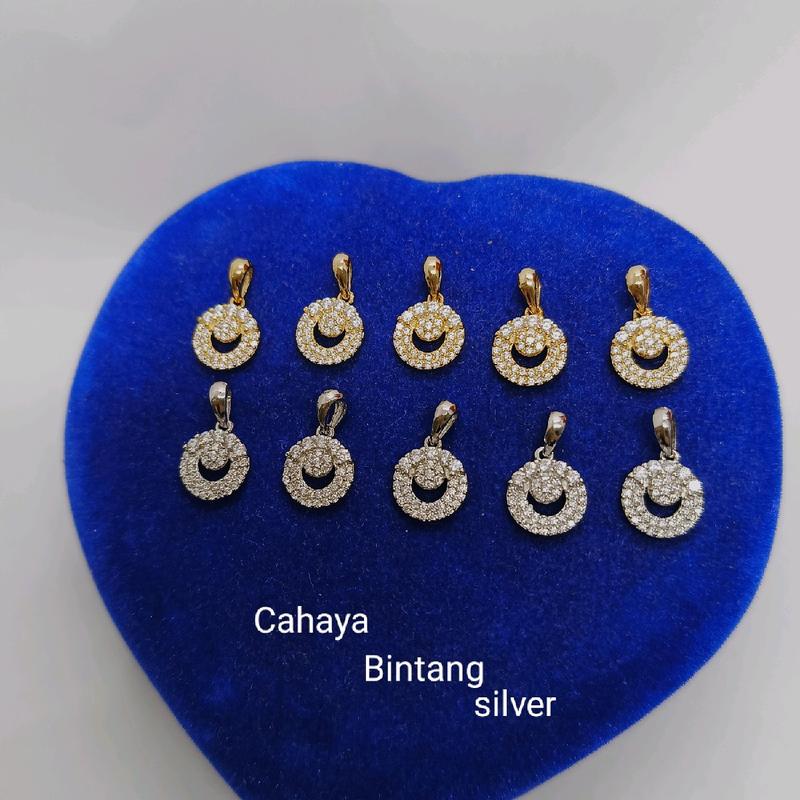 Liontin fashion mata,perak asli 925 lapis mas putih - Shop | Tokopedia