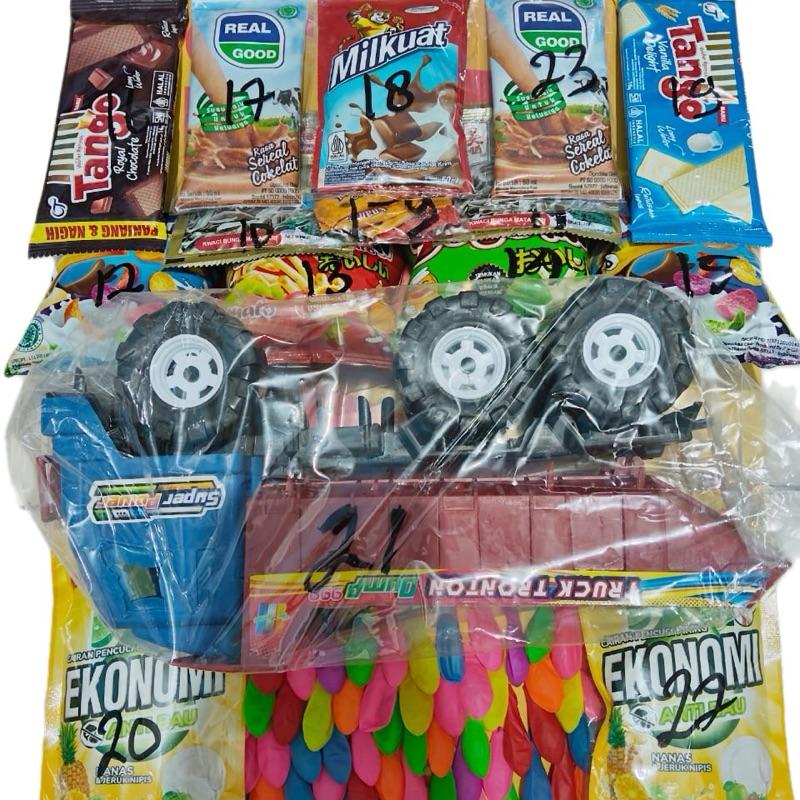 Cabutan balon berhadiah truk dan snack. Isi 100 pcs. TRUK - Shop ...