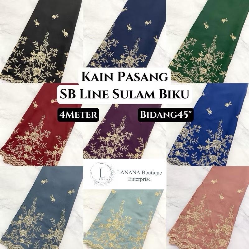Kain Pasang / SB Line / Songket Sulam Biku / 4Meter / Bidang - TikTok ...