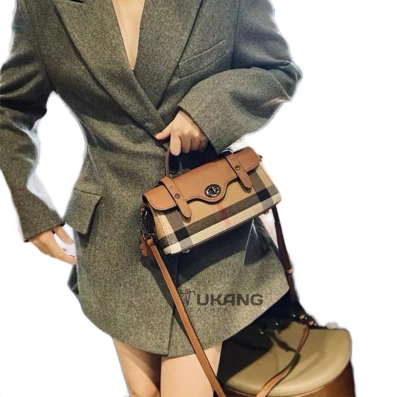 8968 Beg Wanita Kulit Asli + Canvas Designer bag Women Handbag - TikTok ...