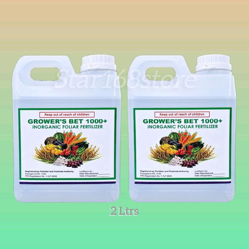 Growers Bet 1000+ Inorganic Foliar Fertilizer 2 Liters (set) - TikTok ...