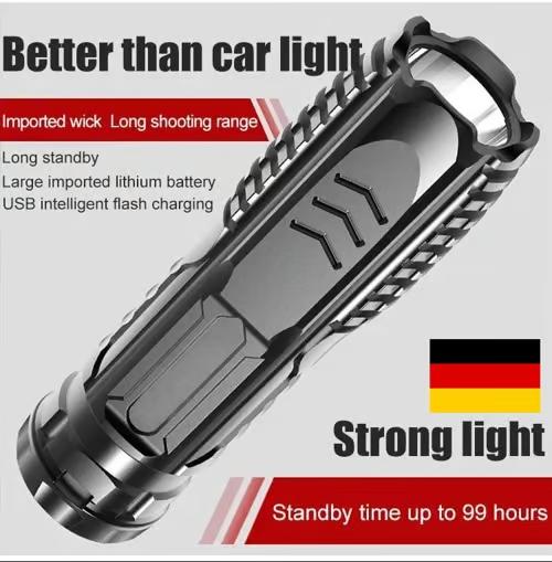 Multifunctional Rechargeable Flashlight - TikTok Shop Singapore