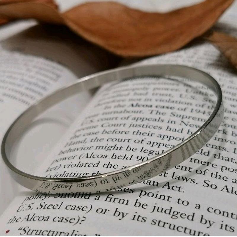 Men's Women's Stainless Steel 5mm Flat Plain Sikh Singh Bangle ...
