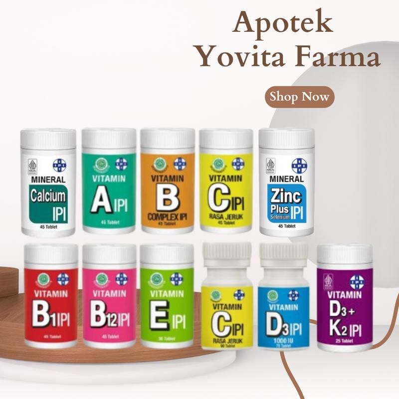 Vitamin IPI All Varian (A,B Complex, C, D3, E, Zinc, Calcium) - Shop ...