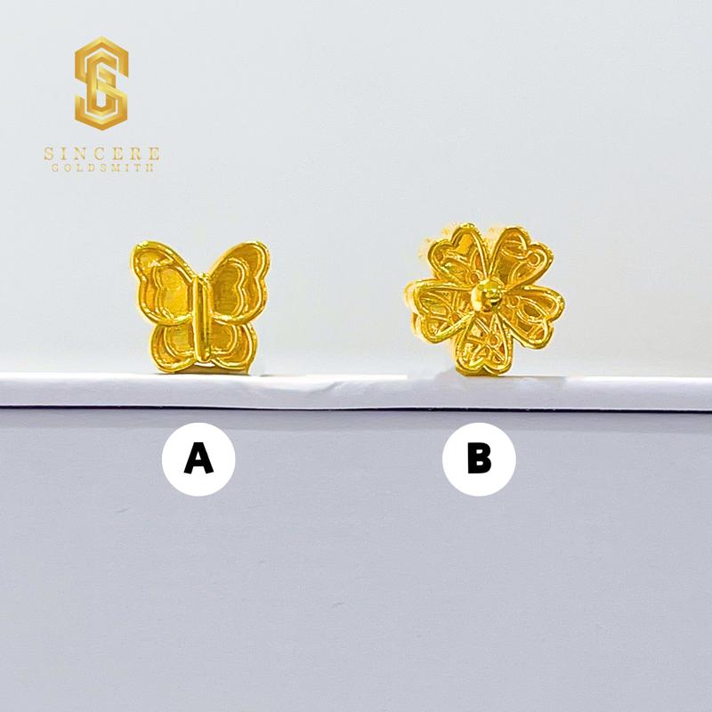 Sincere Store Emas 916 3L Bead Butterfly & Flower Full gold - TikTok ...