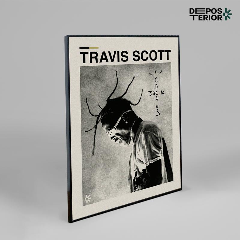 Poster Travis Scott Cover Album Frameblock - Shop | Tokopedia