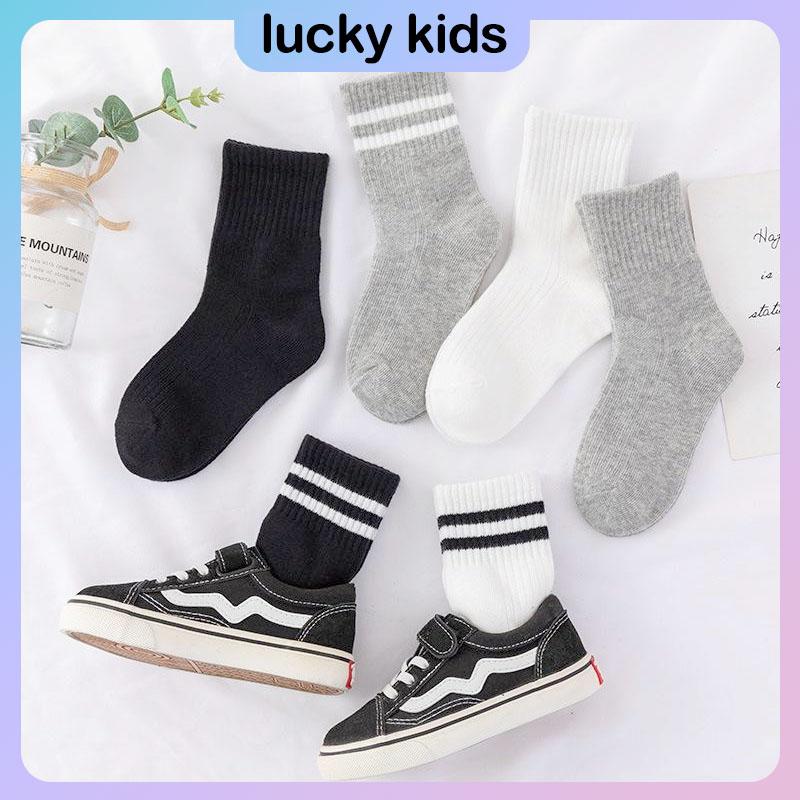 Children's Socks Academy Style Two Bar Stripe Sports Boys and Girls ...