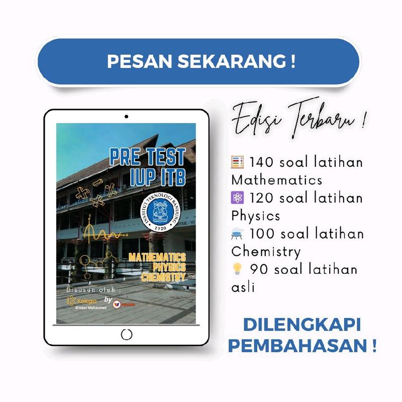 Latihan Soal Pretest IUP ITB (eBook) - Shop | Tokopedia