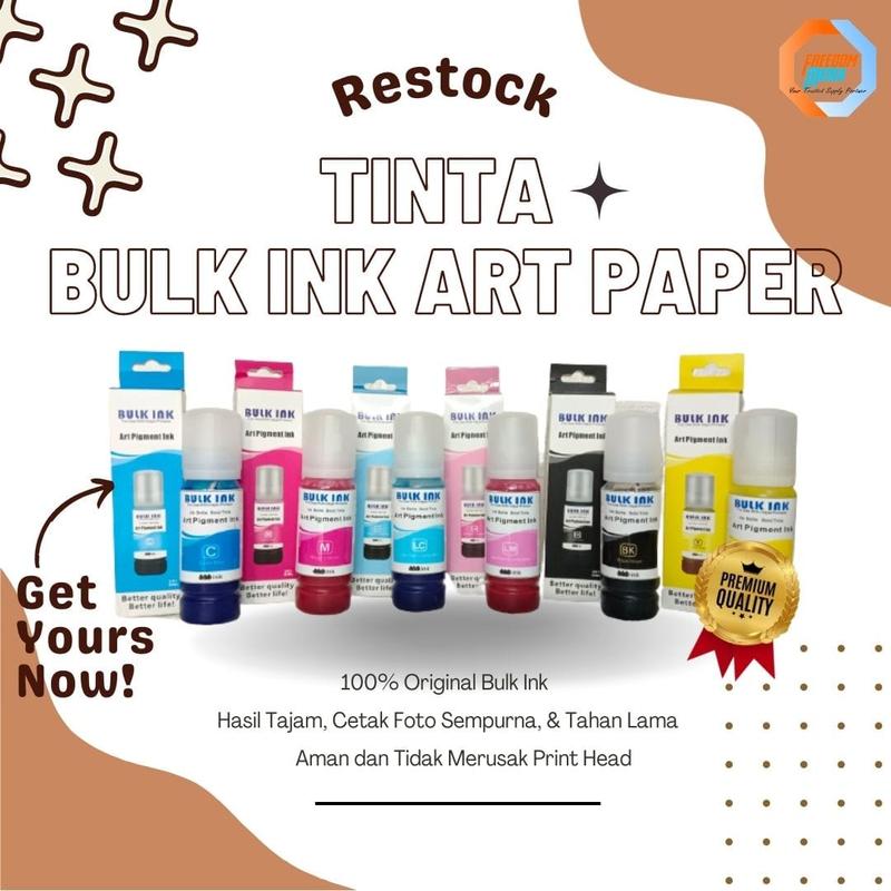 Tinta Korea Art Paper Pigment Bulk ink Anti Luntur / Tinta Art Paper ...